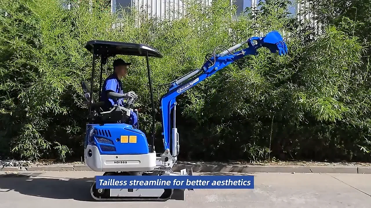 Rippa Small Compact Digger Earth Moving Machinery Garden Micro ...