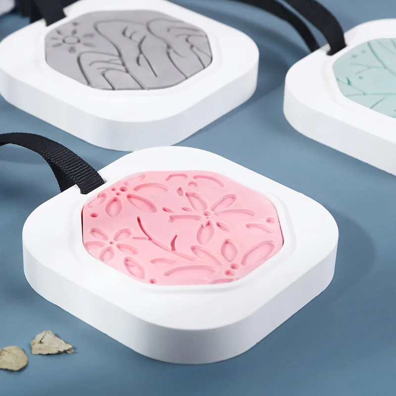 New Design Gypsum Wardrobe Scented Car Pendant Scented Candle Wax Sheet ...