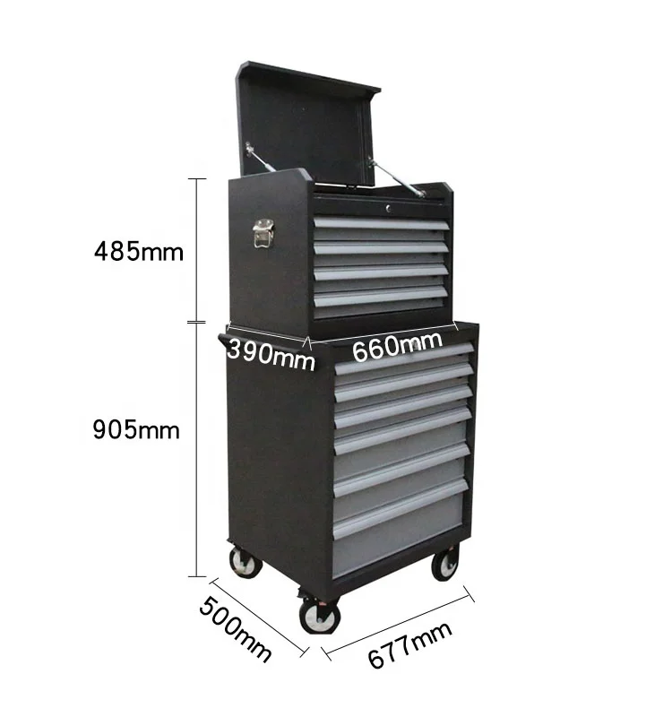 Steel Heavy Duty Mobile Tool Cabinet 6 Drawers Tool Box Garage Store ...