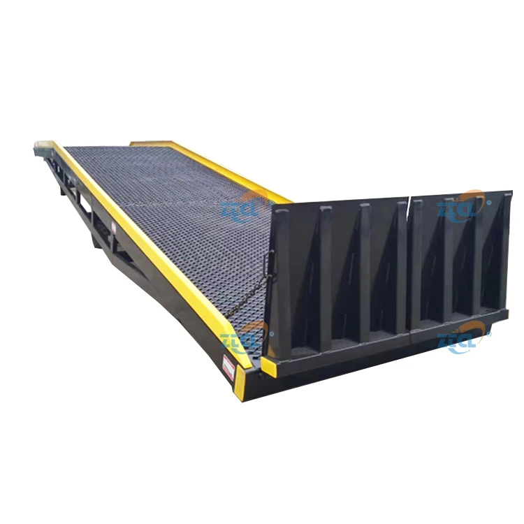 10Ton Galvanize loading ramp dock ramp Steel grating mobile ramp with ...