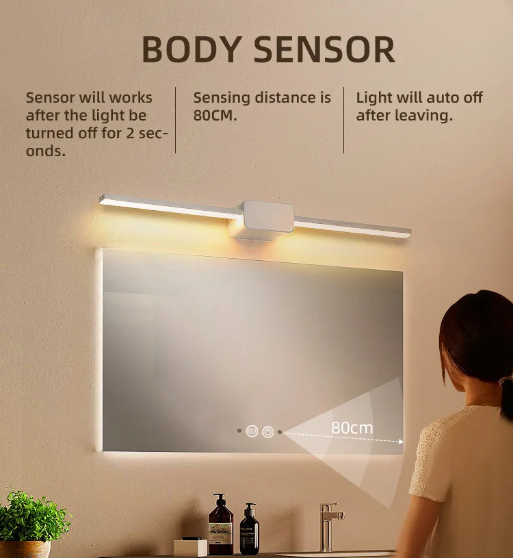 ETL CE SAA OEM LED Illuminated Backlit Switch Touch Smart Mirror