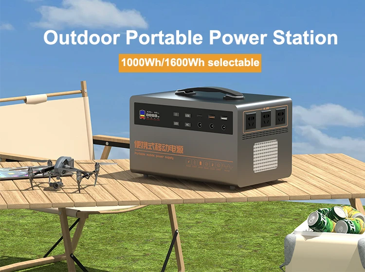 Hot Selling 1000w Portable Station Mppt Universal Socket Mobile ...