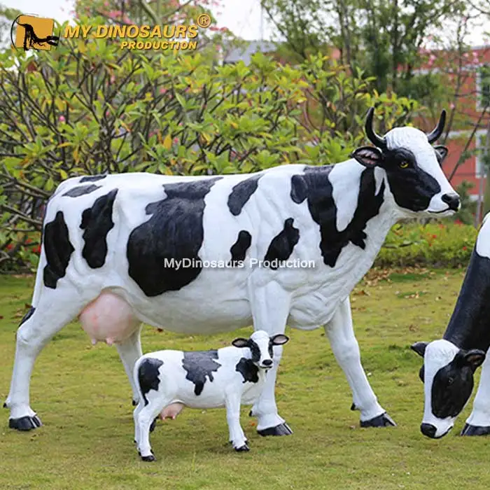Life Size Cow Statue - Durable & Realistic Amusement Park Decoration