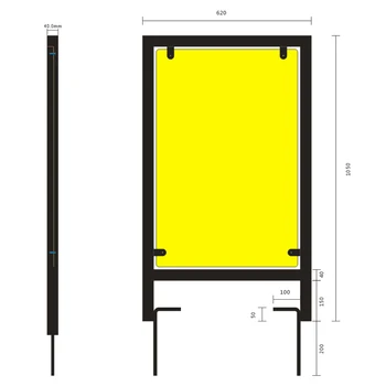 Customize Signage Stand Display Show Sign Holder Factory Price - Buy ...
