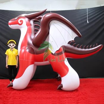 Hongyi Realistic Giant Inflatable 3 Meters Inflatable Zenith Dragon ...