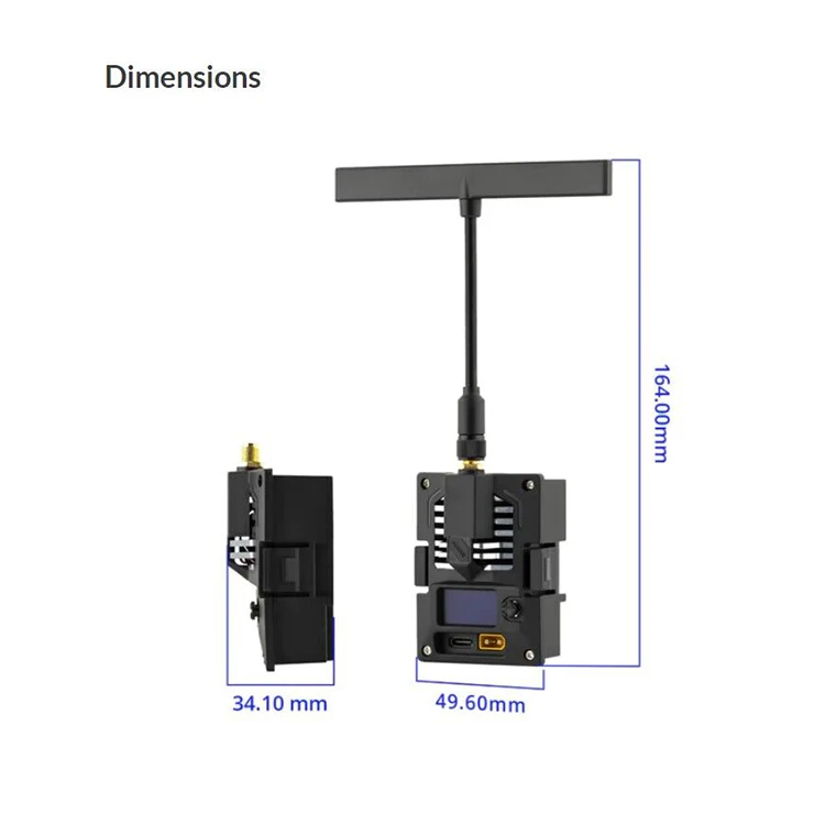 Radiomaster Bandit Micro Expresslrs - High-Frequency RF Module for FPV ...
