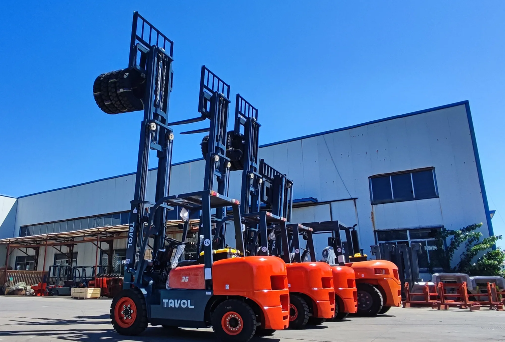 Iso Ce China Diesel Forklift Montacargas 3 Ton 3.5ton Forklift Diesel ...