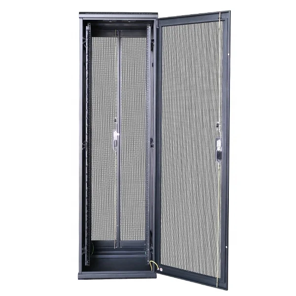 42u Server Rack Cabinet With Secure Locking Adjustable 19 Inch Portable ...