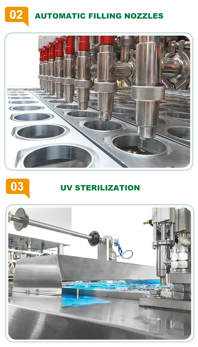 Rjbg-4q Model Chain Map Take Out Sauce Dressing Bowl Filling Sealing ...