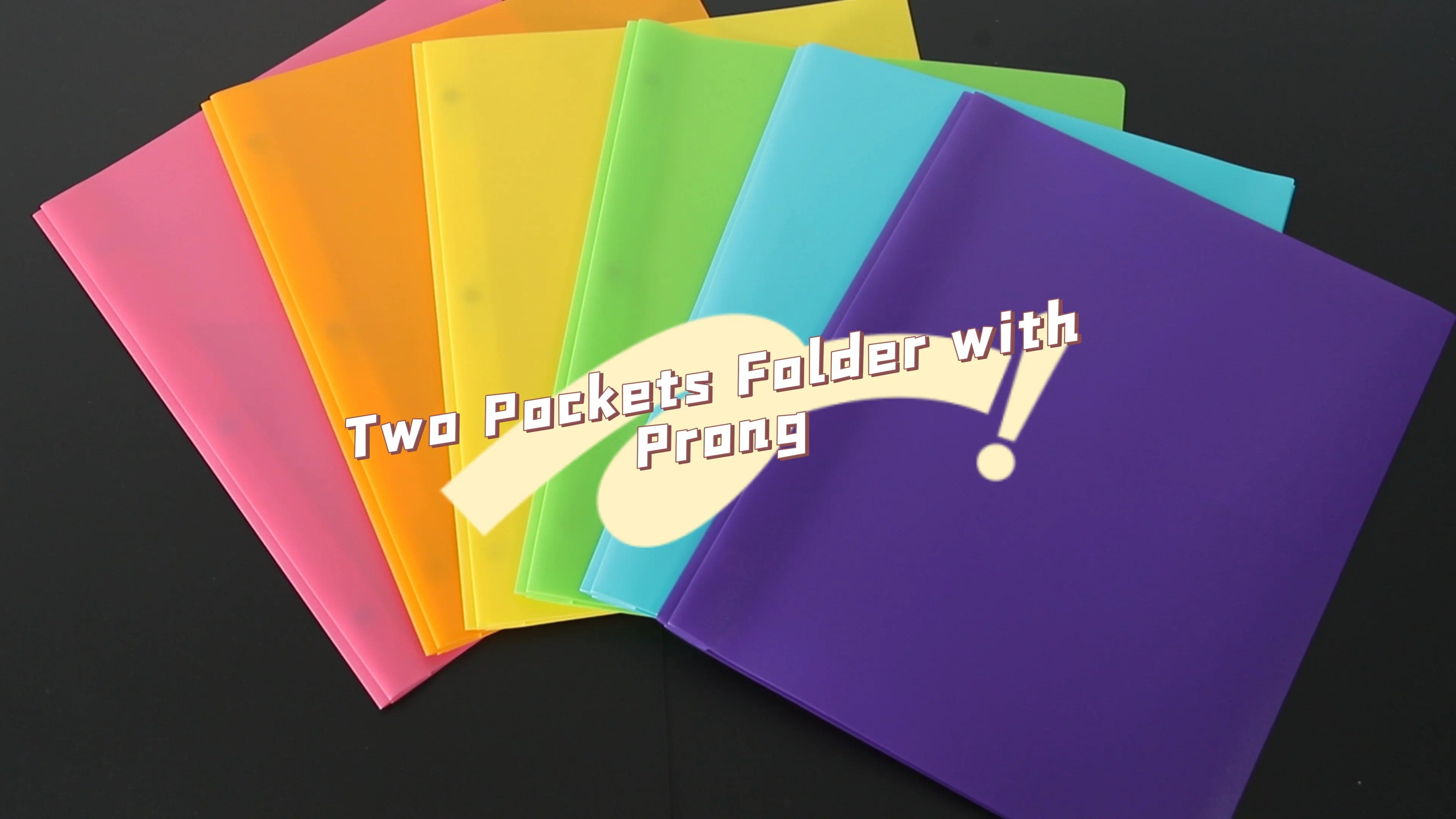 Plastic Pvc Punched Pockets Folder A4 30/80mic Two Pocket Glossy 3 Hole ...