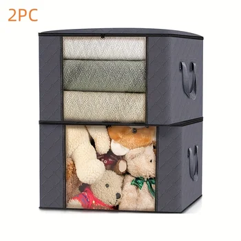 1/2 Piece 90l Multi-purpose Gray Collapsible Storage Bag - Large ...