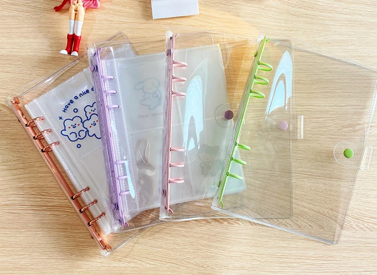 Wholesale A5 A6 Clear PVC Binders - Refillable & Versatile