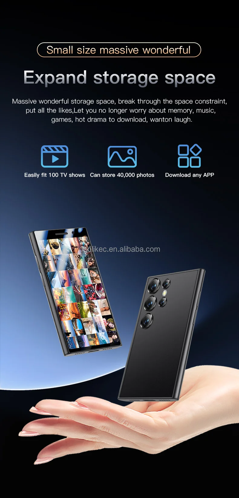 Mini Touch Screen Mobile Phone - Fashion & Function