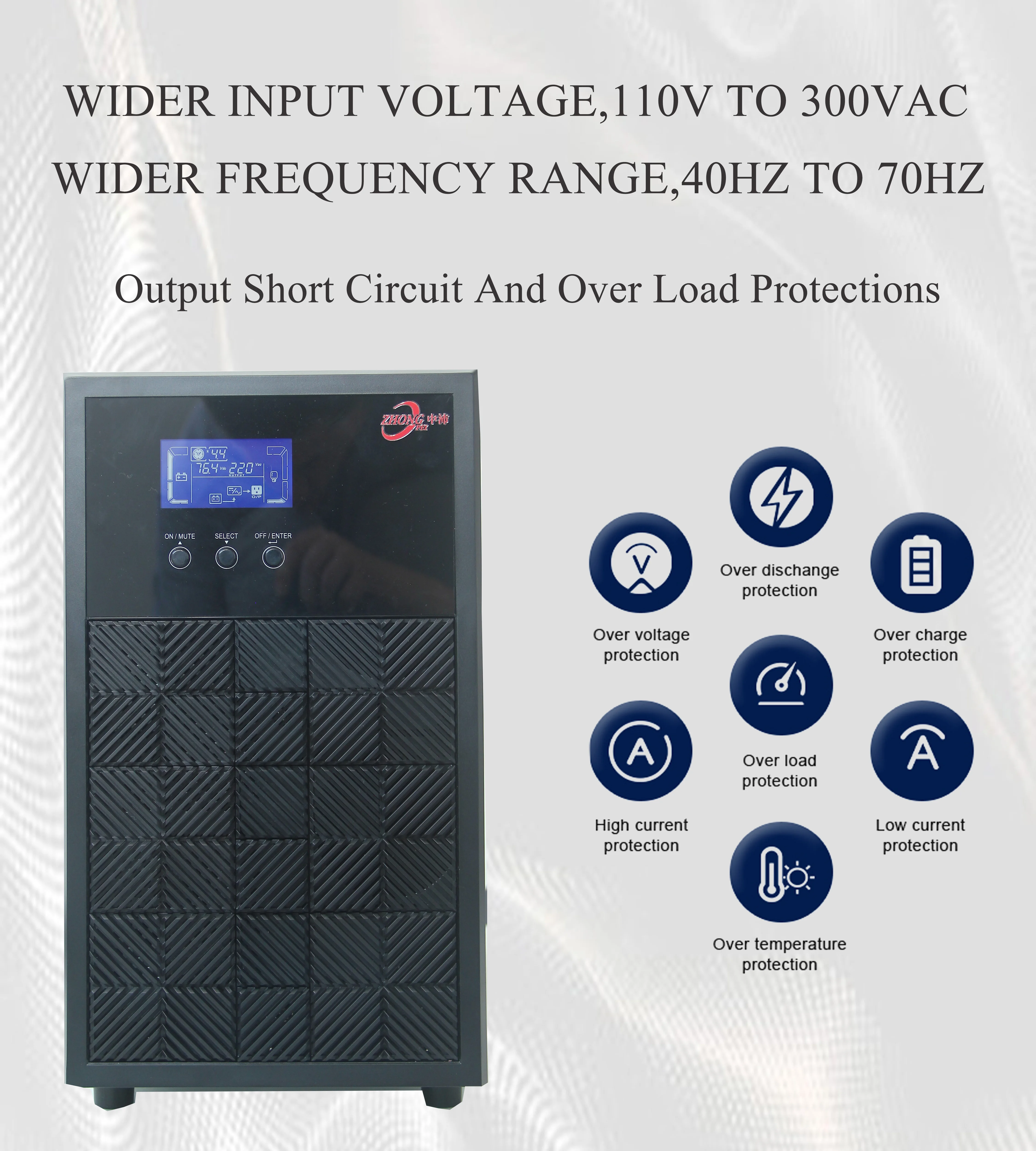 Wholesale Cheap Price 3000va High Frequency Sine Wave Online Ups - Buy ...