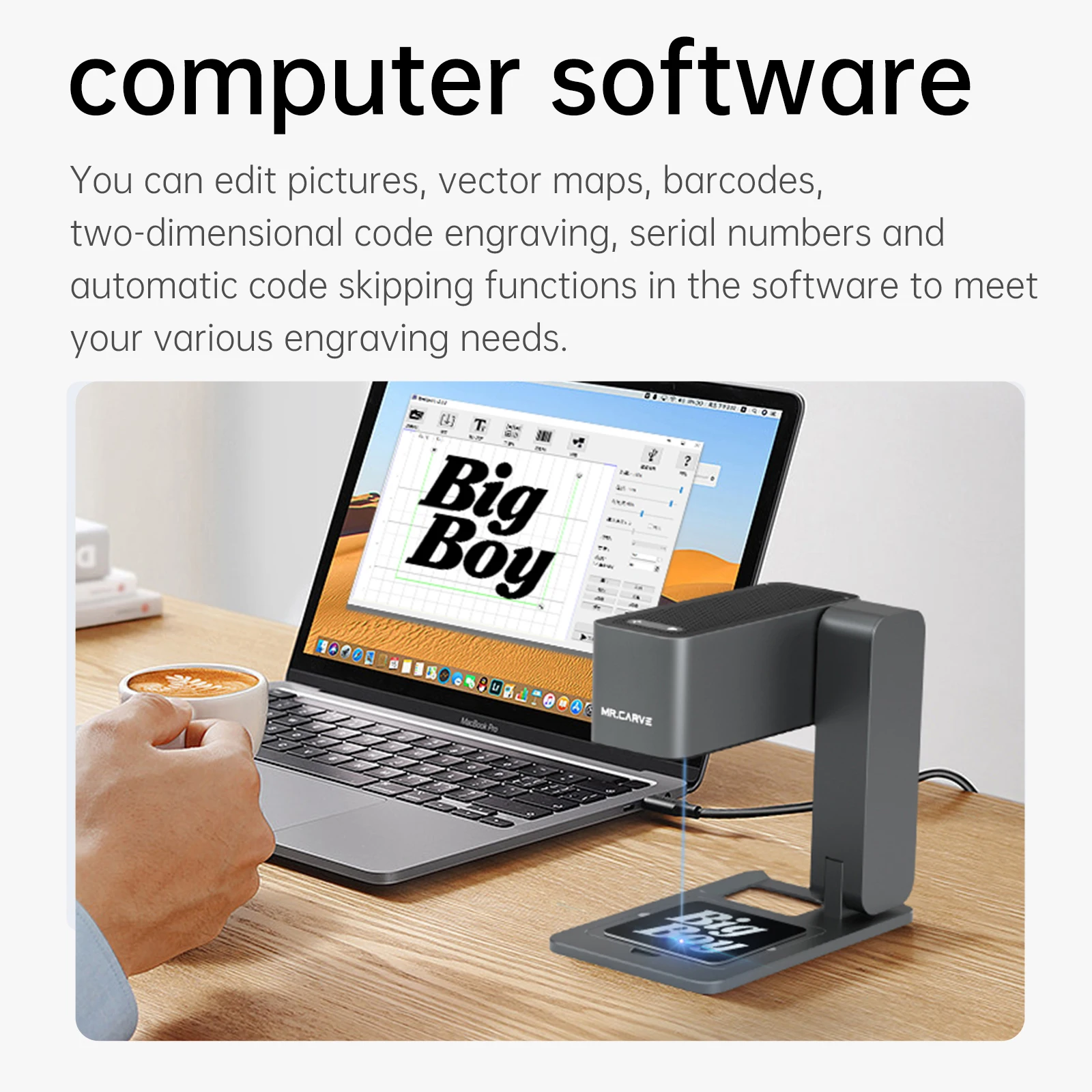 Mr.carve C1 Fully Automatic Portable Laser Engraving Machine Diy ...