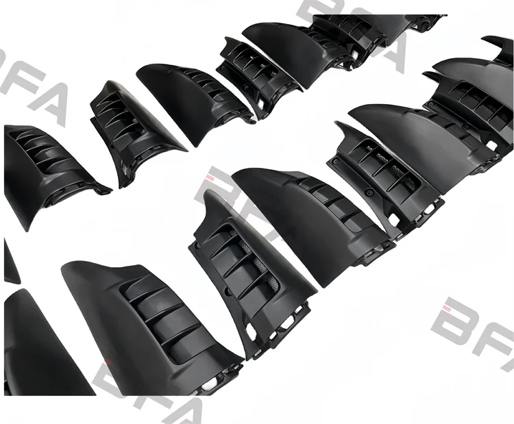 For Toyota Alphard Vellfire Rear Bumper Vent Replace Carbon Fiber Rear ...