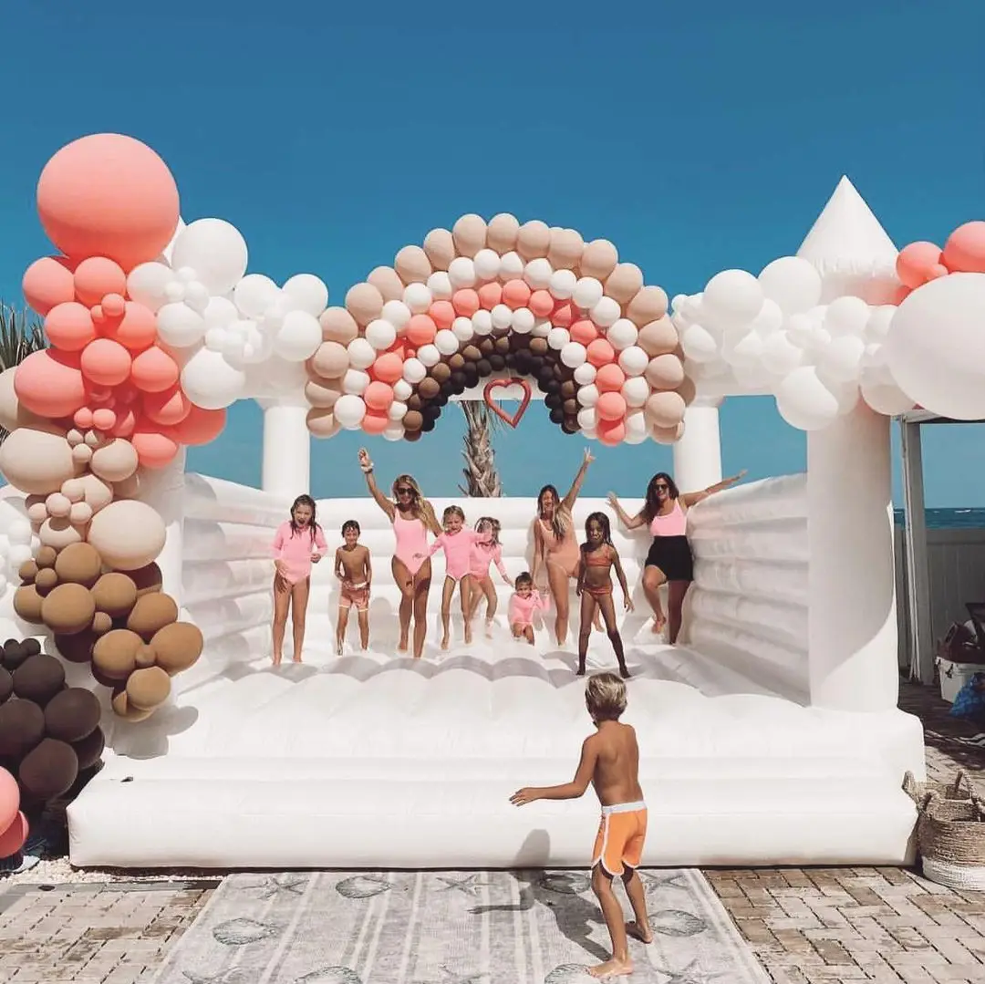 Commercial Wedding Bouncy Castle - 3 in 1 Bounce House