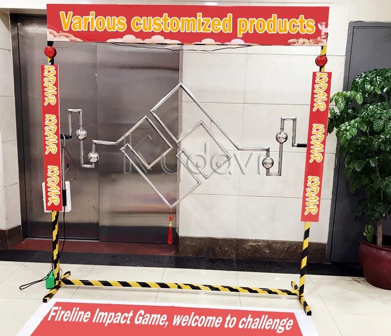 Giant Custom Carnival Amusement Park Game Stalls Electric Steady Hand ...