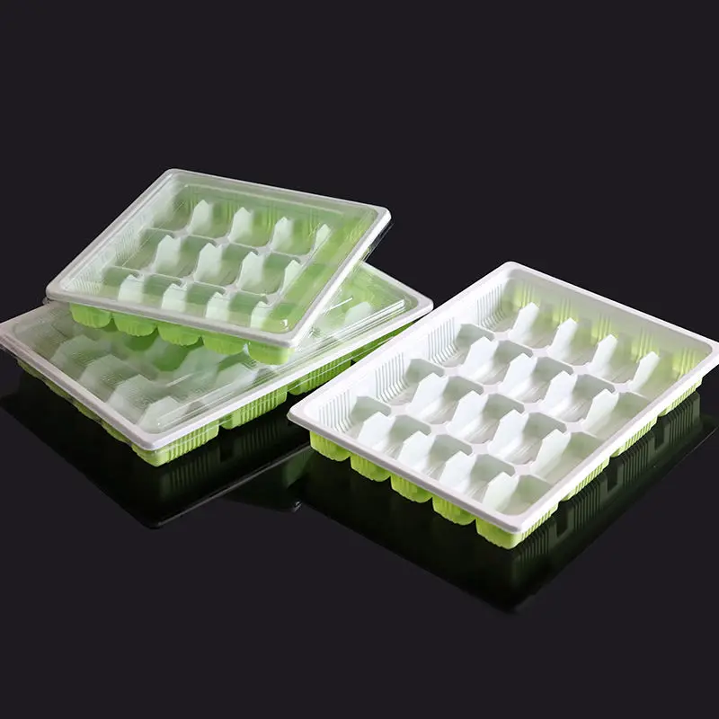 Ks Customized Food Grade Pp Green Disposable Plastic Dumpling Packaging ...