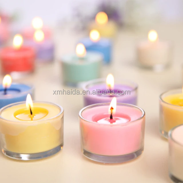 Luxury Wooden Wick Customized Logo Tealight Art Scented Candle For ...