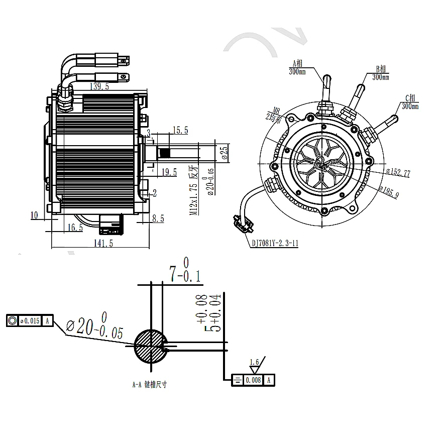 72V 35000W High-Power Motorcycle Motor - 12000 RPM Dirt Bike Motor