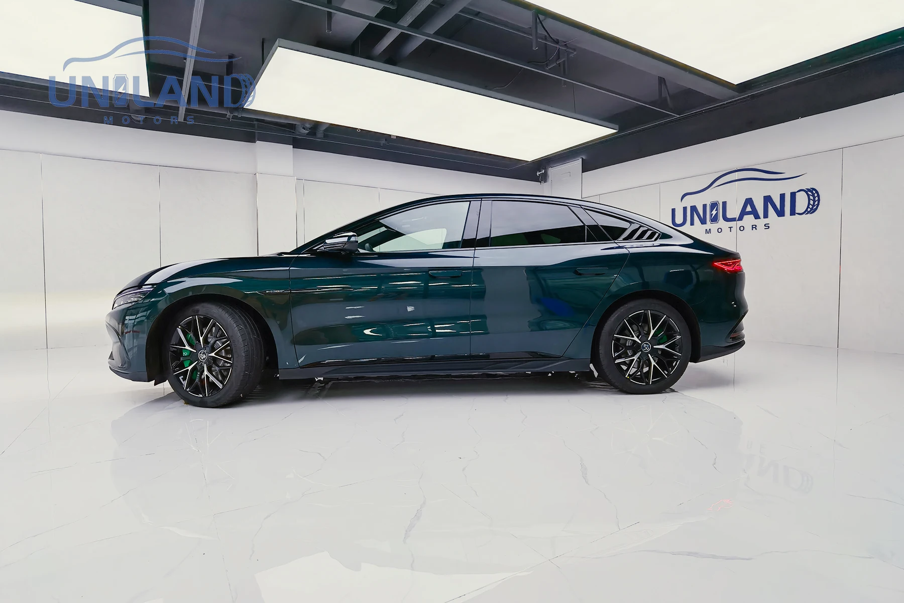 4wd Ev Green Color Byd Khan Top Full Drive Electric Vehicle Sport Suv ...