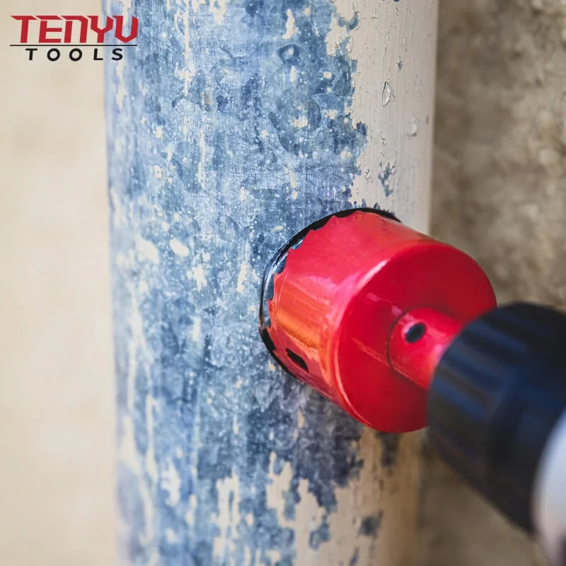 200mm Heavy Duty Wood Core Drill Bit Hole Saw With Built In Arbor For ...