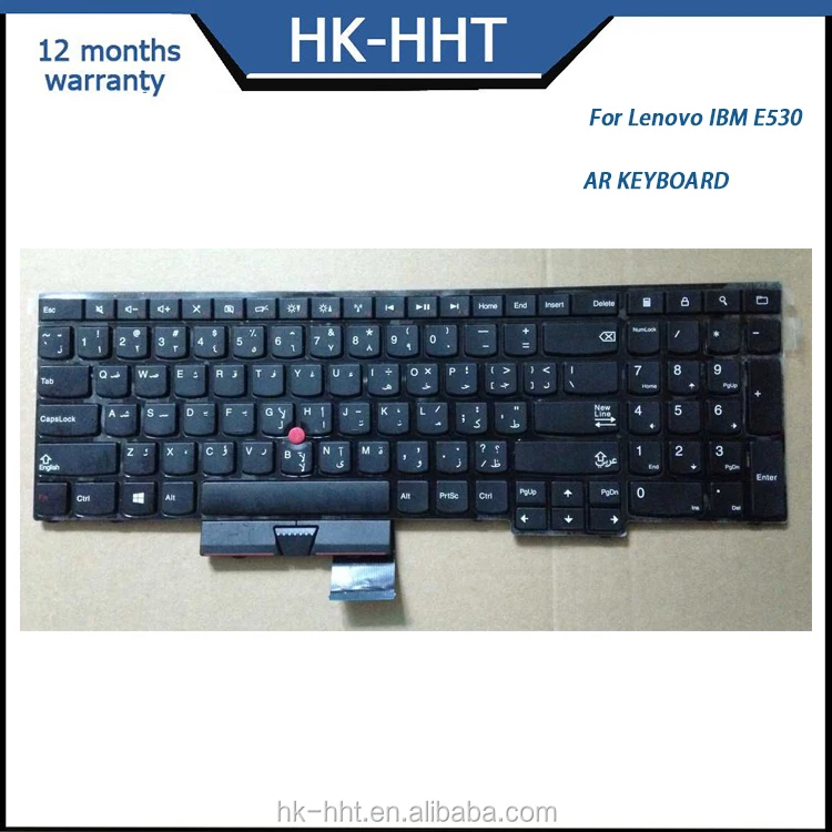 AR Arabic Laptop Stand Keyboard Teclado for IBM Lenovo Thinkpad Edge E530 E530C E535 E545 ...