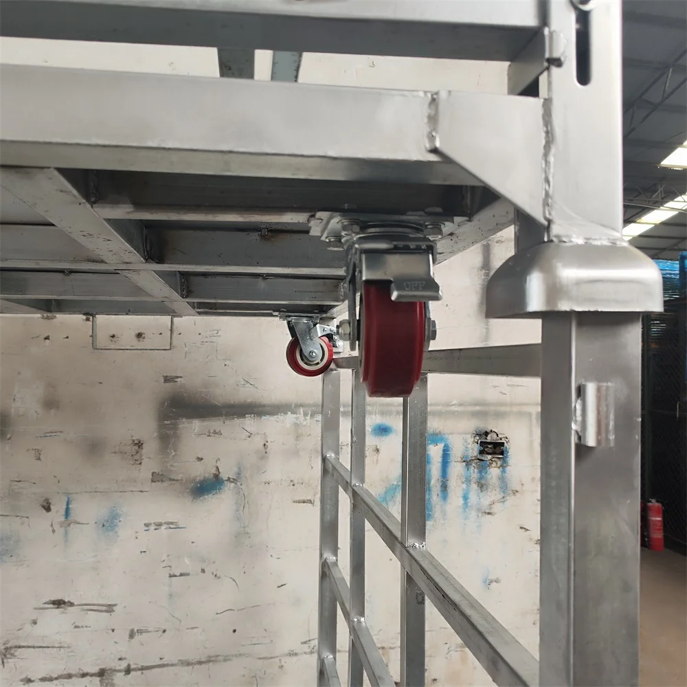 Customized Heavy Duty Stacking Stillage Textile Fabric Roll Rack