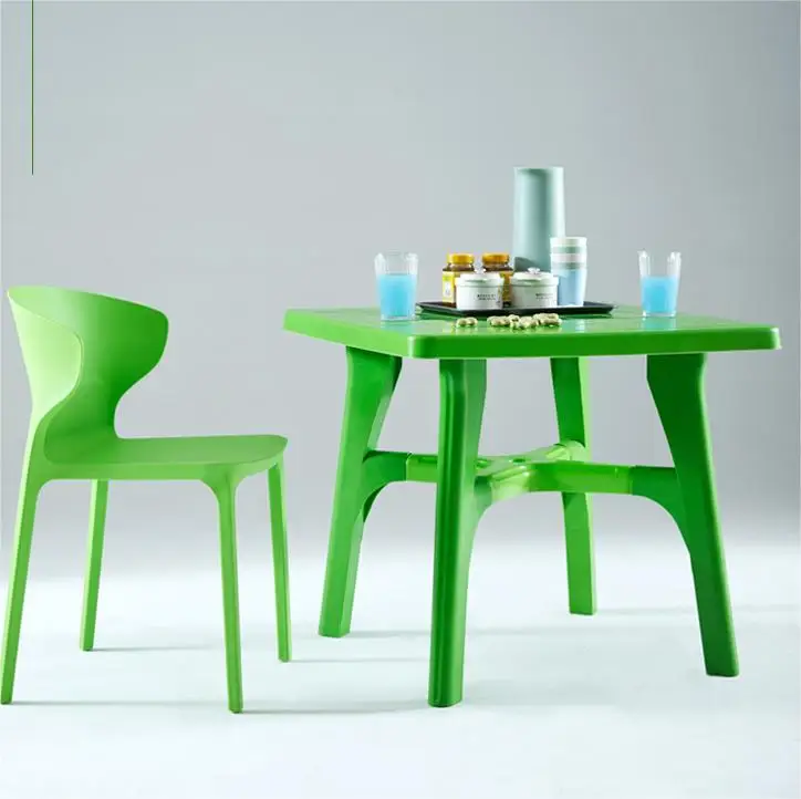 Modern Plastic Table For Or Dining Table Easy To Store Take Up Little ...