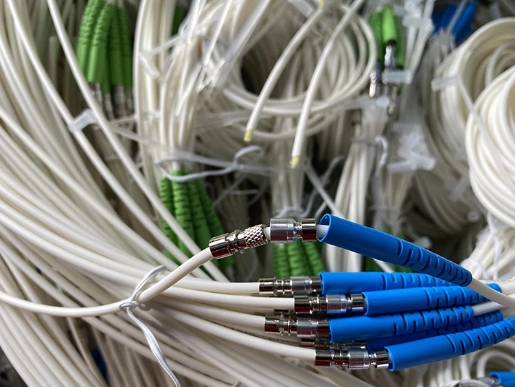 G657A2 Fiber Optic Patch Cord - 3.5m, 4m Clear Garter SC/APC