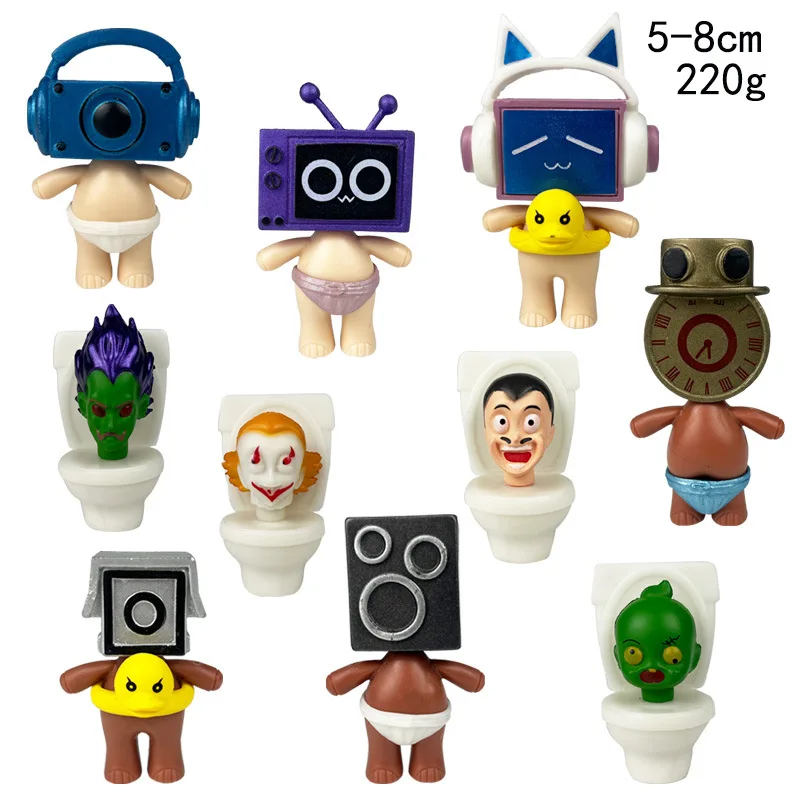 Linda 2024 Skibidi Toilet Man Monitor Persona Regalos De Cumpleaños ...