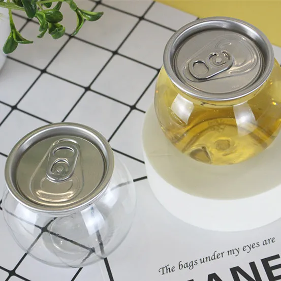 200ml Clear Ball Shape Cocktail Container Party Bottles Plastic Soda ...