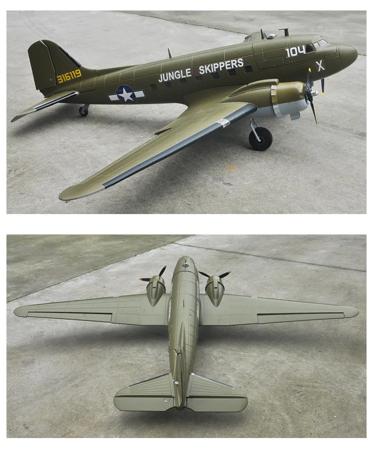 EPO Foam RC Trainer Airplane with 1600mm Wingspan PNP