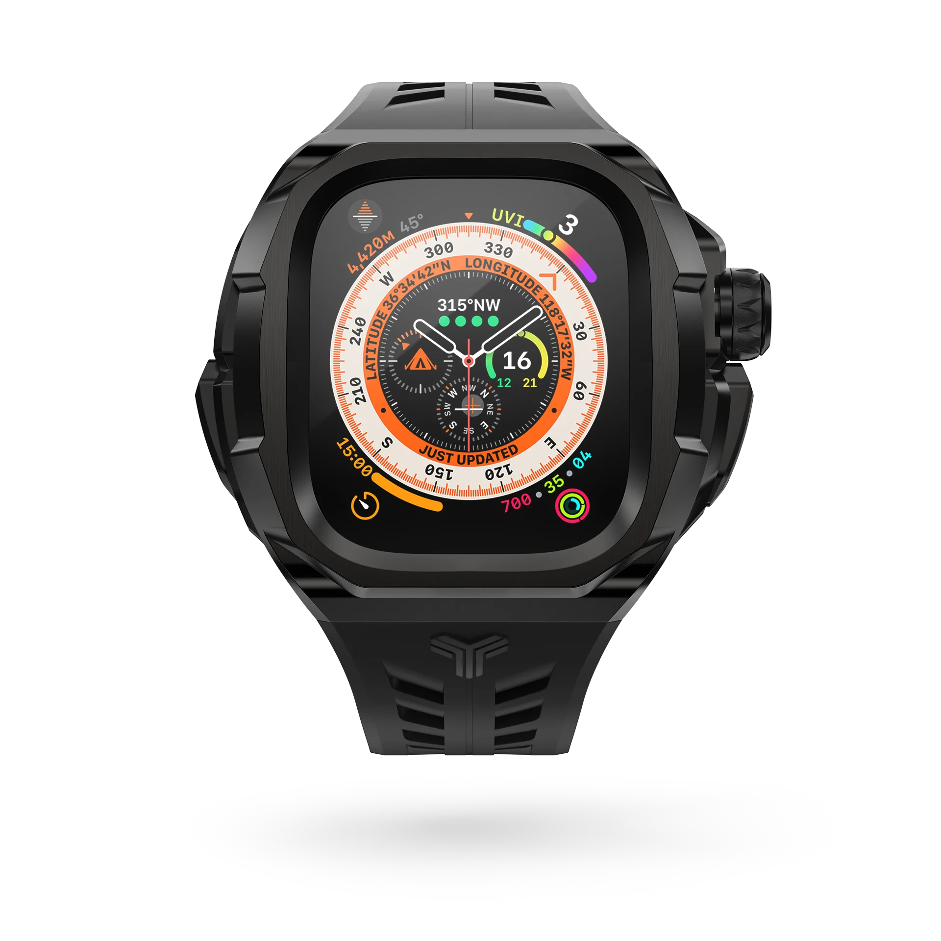 Wholesale Y24 Premium Stainless Steel Apple Watch Case 45mm Sport ...