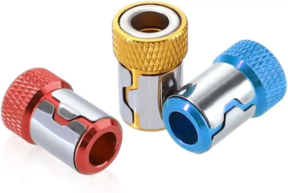 3pc Metal Mini Bit Magnetizer Ring Screw Drive Catcher Holder ...