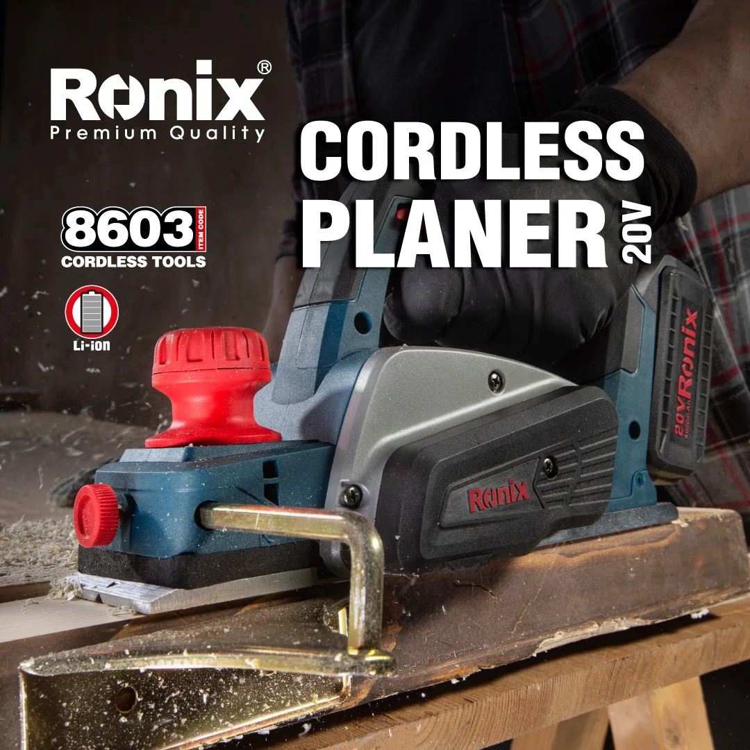 Ronix Model 8603 Most Popular 20v Electric Cordless Planer For Wood ...