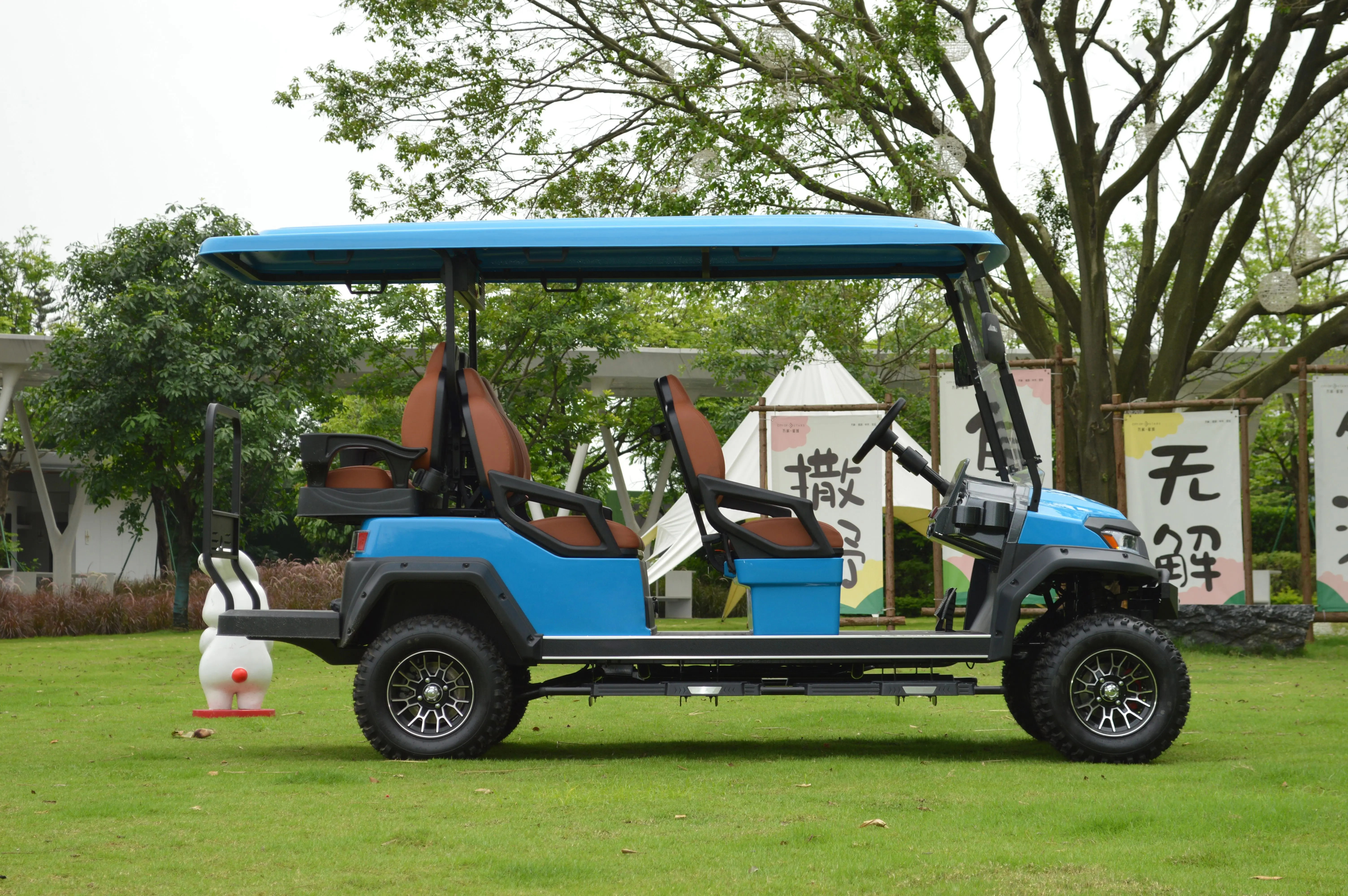 Lifted Buggy 2 4 6 8 Seat Club Car Electric Lithium Battery Golf Buggy ...
