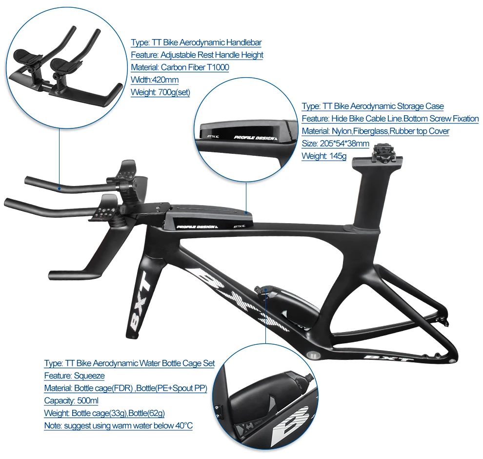 Carbon Time Trial Tt Frameset Disc China Factory Wholesale Oem ...