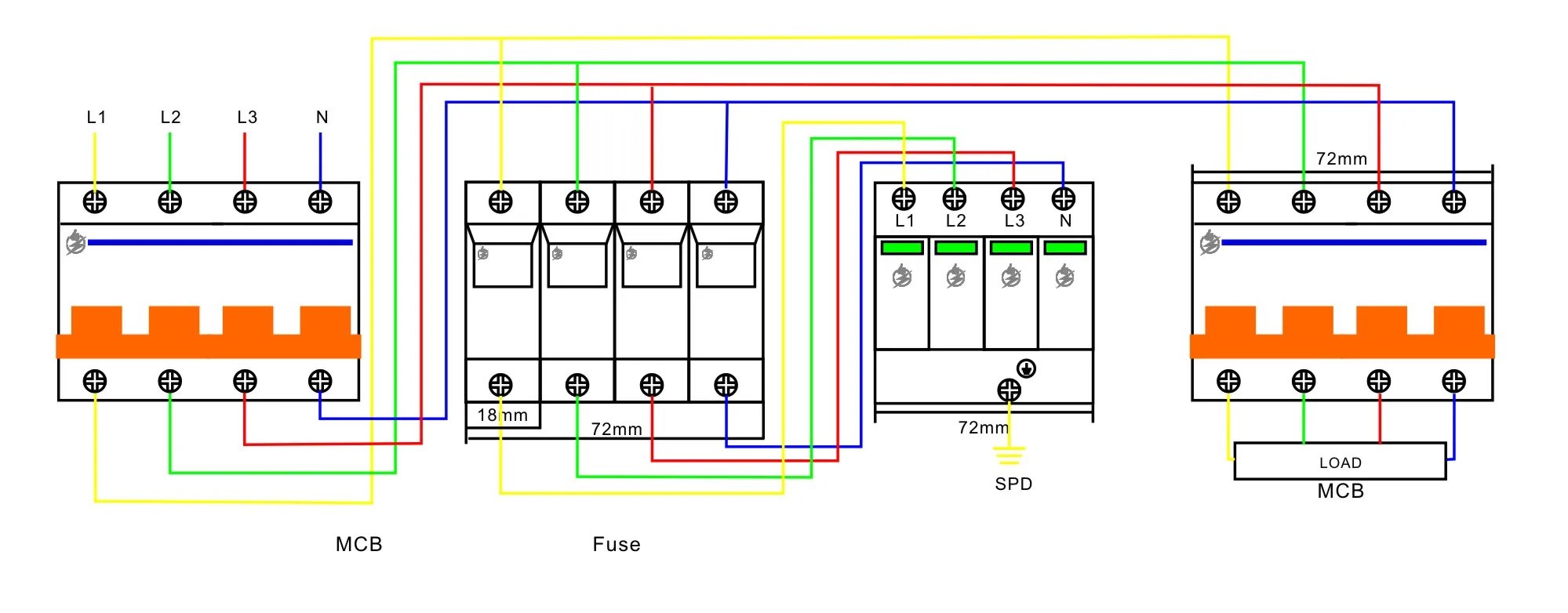 Single Surge Protector Ac 4 Pole Surge Protector Whole House Square D ...