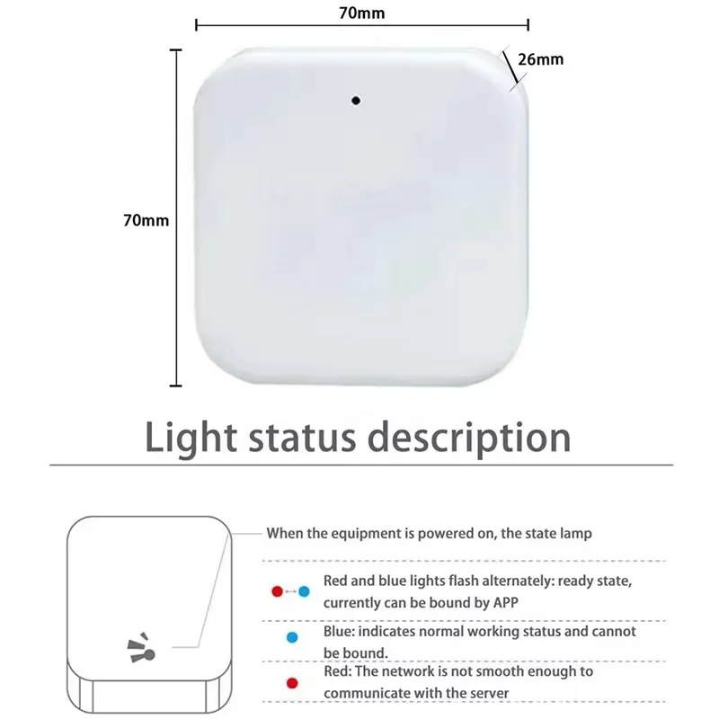 TTlock G2 Smart Gateway Wi-Fi and BLE IoT Solution for Smart Door Lock ...
