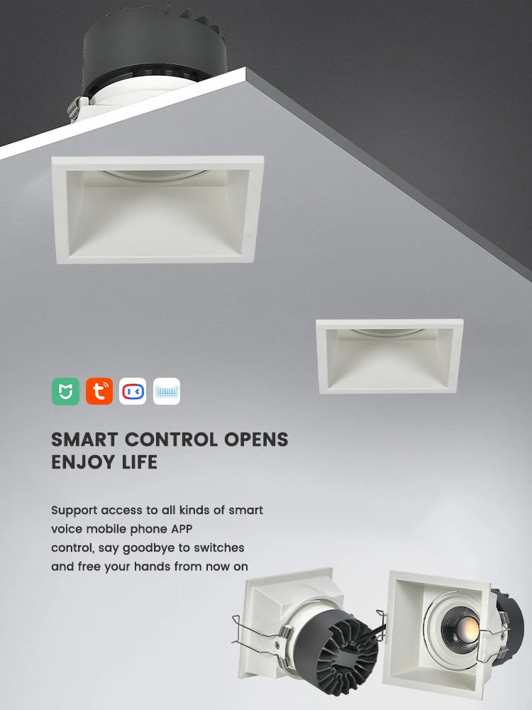 12w Recessed Trimless Ceiling Spot Light Design Commercial Lighting Led ...