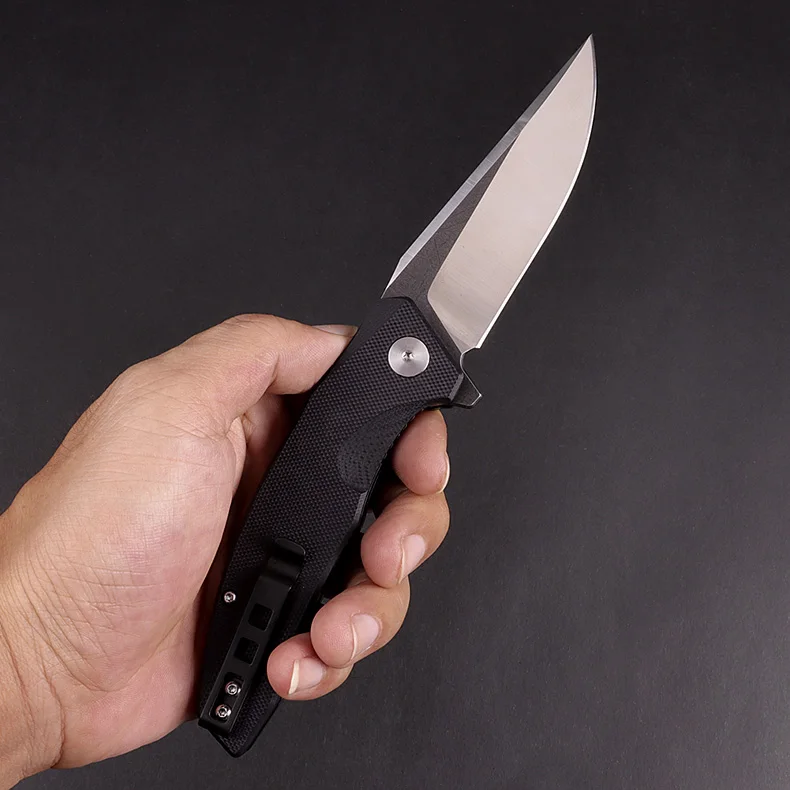 Self Designed New Micarta Handle Folding Pocket Knife EDC Outdoor ...