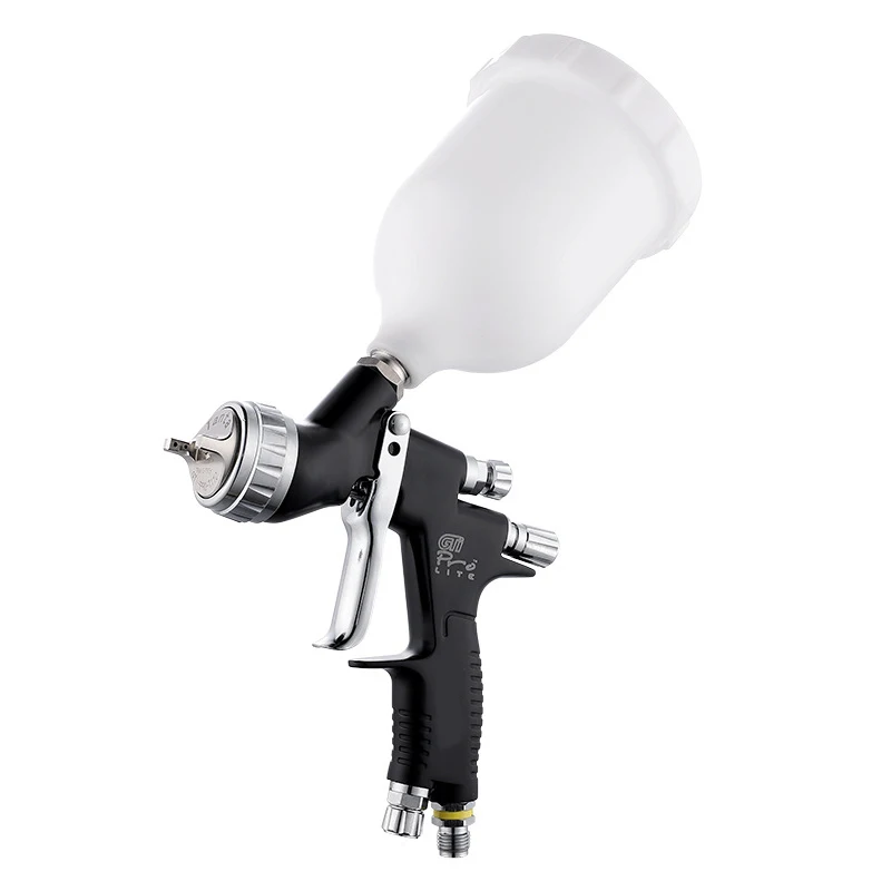 Hvlp Gravity Paint Gun Gti Pro Lite Spray Gun With 1.3mm And 1.8mm ...