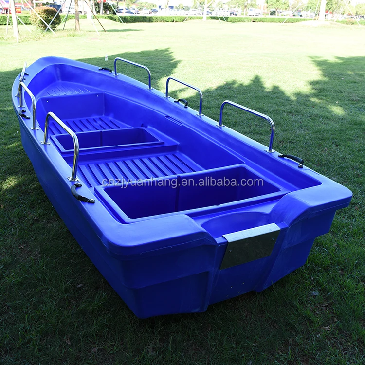 10 Persons 4.3m Solid High Density Pe Plastic Large Fishing Boat For ...