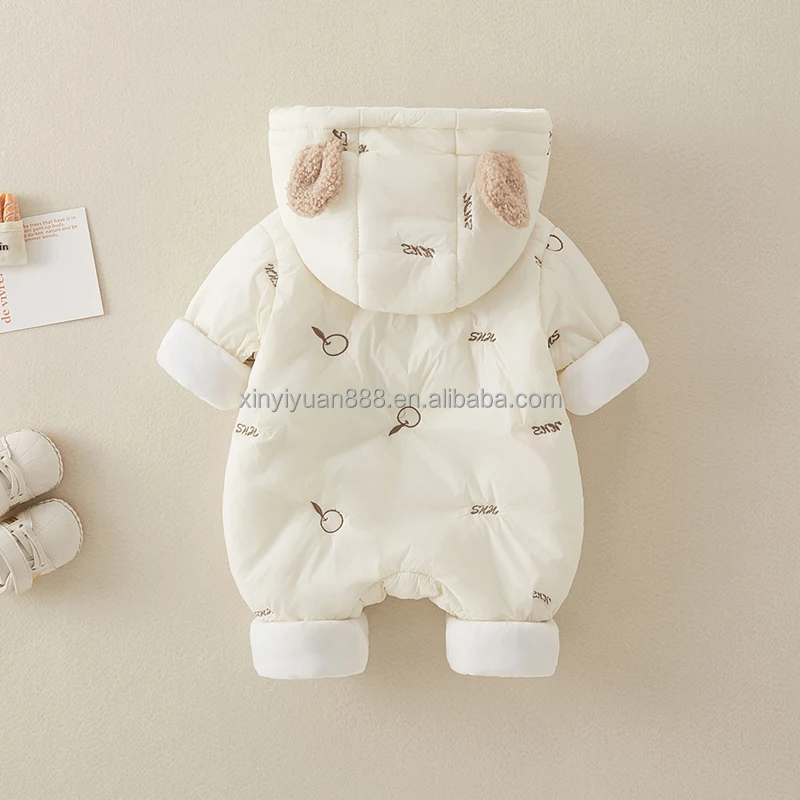 0-3 Months Winter Thick Fluffy Cotton 100% Knit Boys New Born Outfit ...
