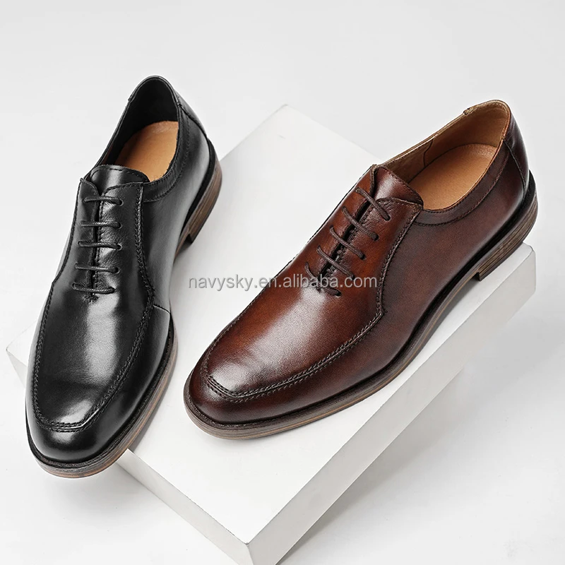 Louis Hawk Men's Shoes - Genuine Leather Boots for Office