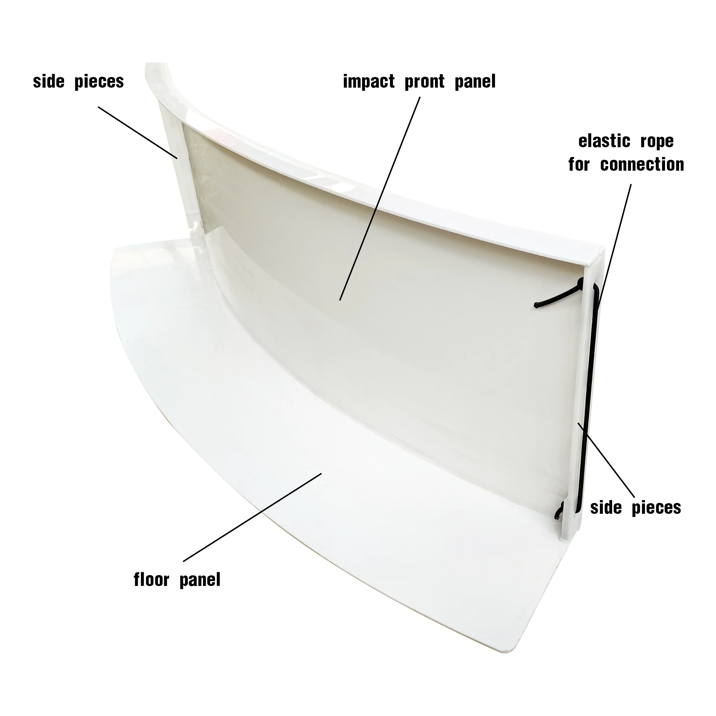 Customized 20x40m Floor Ball Rink Floor Ball Board Floor Ball Barrier ...