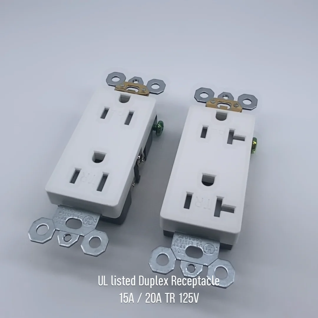 Us Standard Wall Mounted Power Socket Electrical Receptacle 20a 125v ...