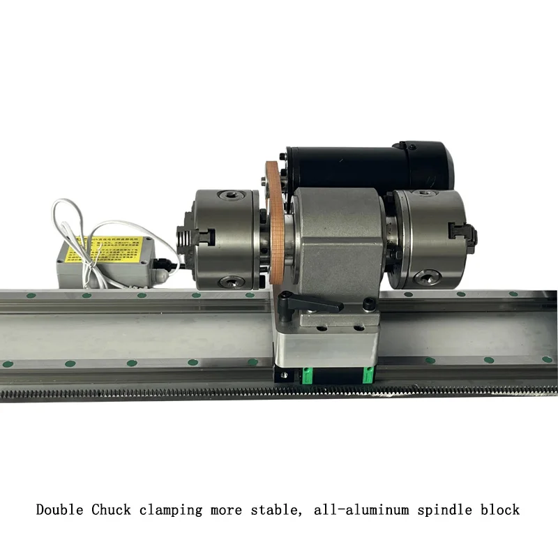 Double Chuck Billiard Cue Lathe Mini Manual Lathe Machine Pool Cue ...